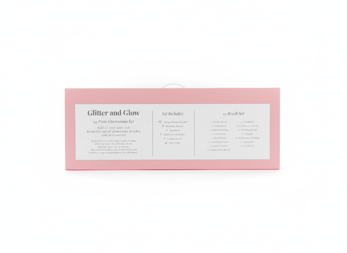 YAFA 24-piece Holographic Glitter & Glow Beauty Set – Beyond Borders